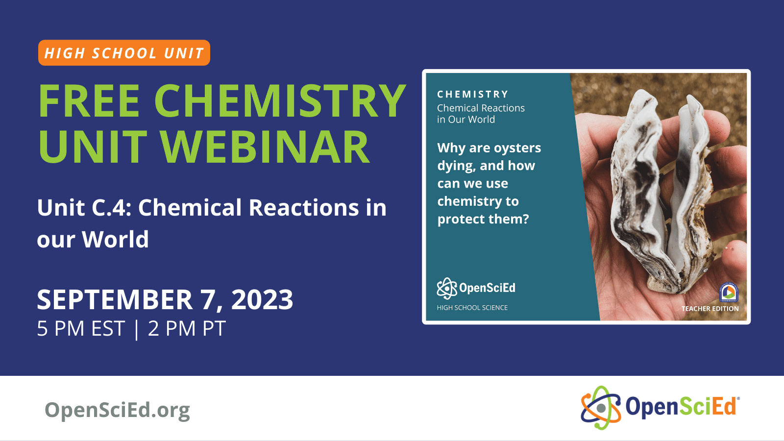 NEW DATE Getting to Know Chemistry Unit 4 - Chemical Reactions in our ...