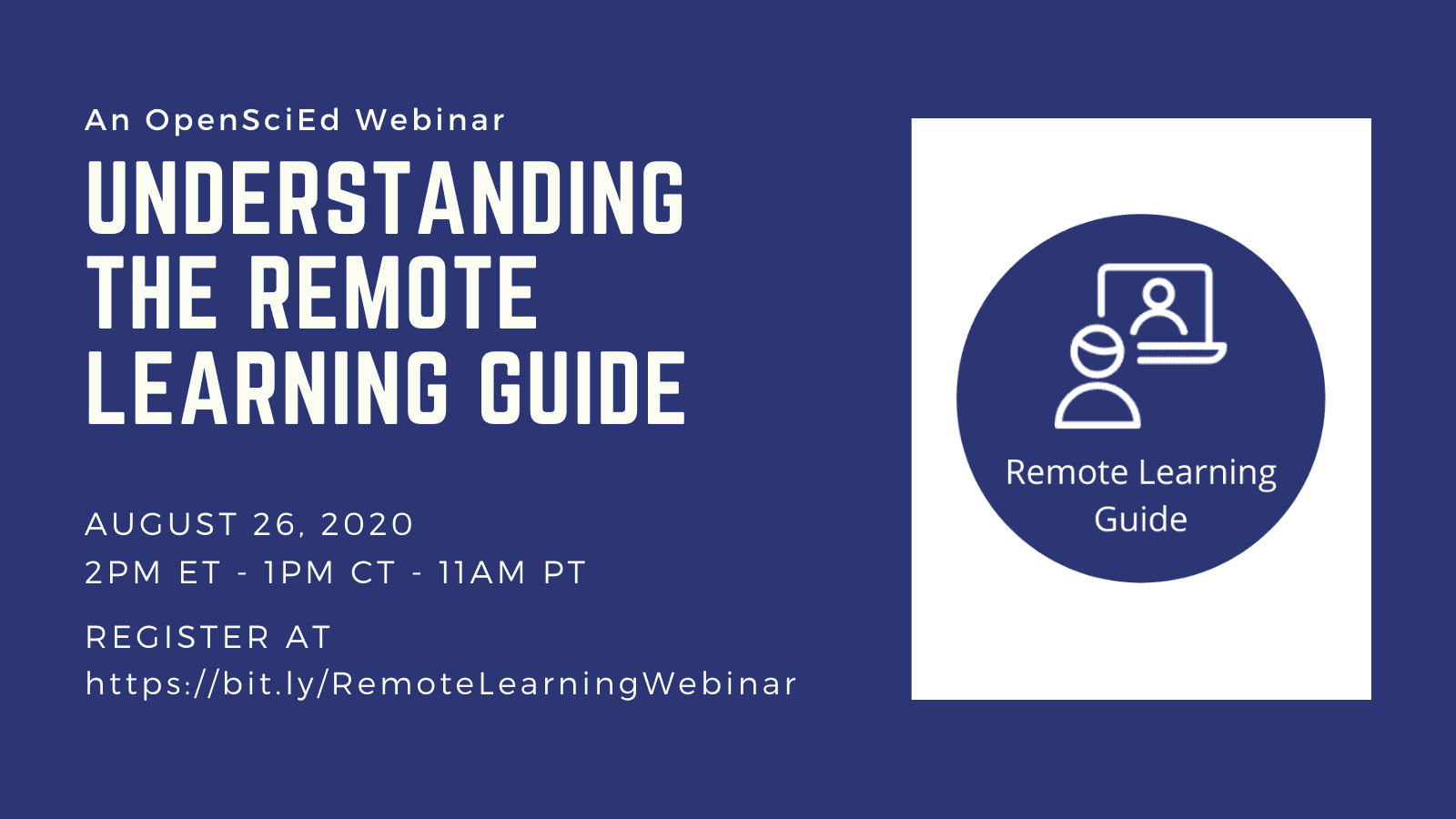 Understanding the Remote Learning Adaptations of OpenSciEd Units Webinar - OpenSciEd