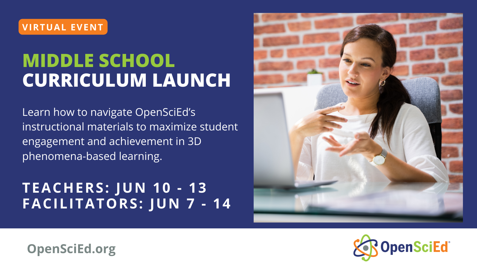 Events from June 7 – July 8 – OpenSciEd